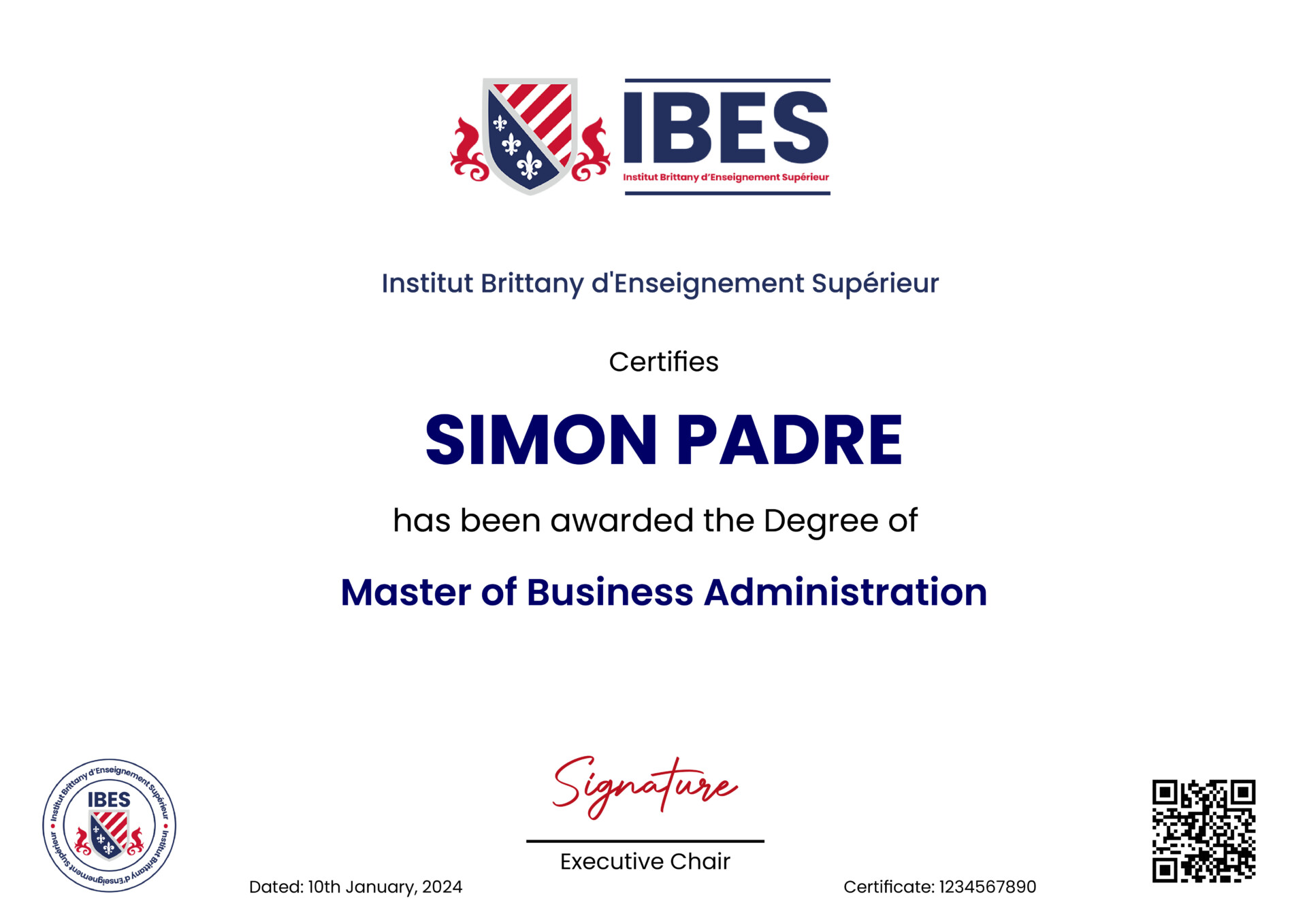 Master of Business Administration (MBA) – Dual Awards from IBES and ...